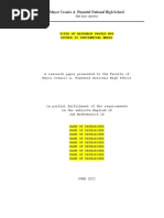 Grade 10 Mini Research Paper Guide | PDF | Survey Methodology ...