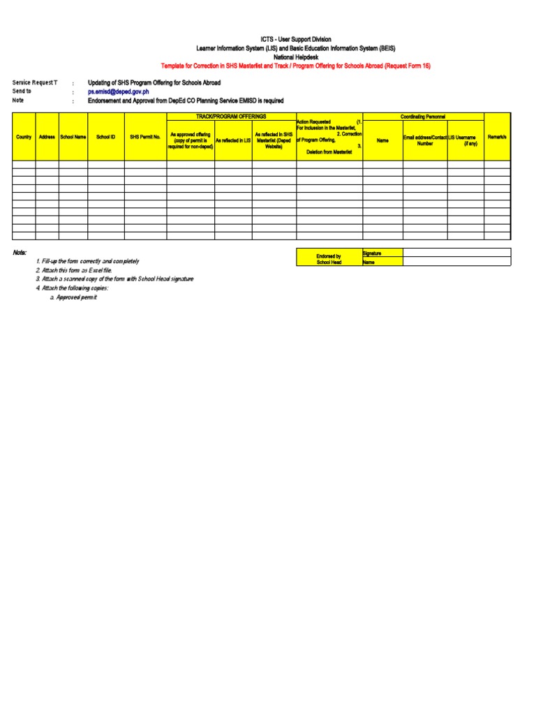 Request For Correction Forms Released JU2019 | PDF | Worksheet ...
