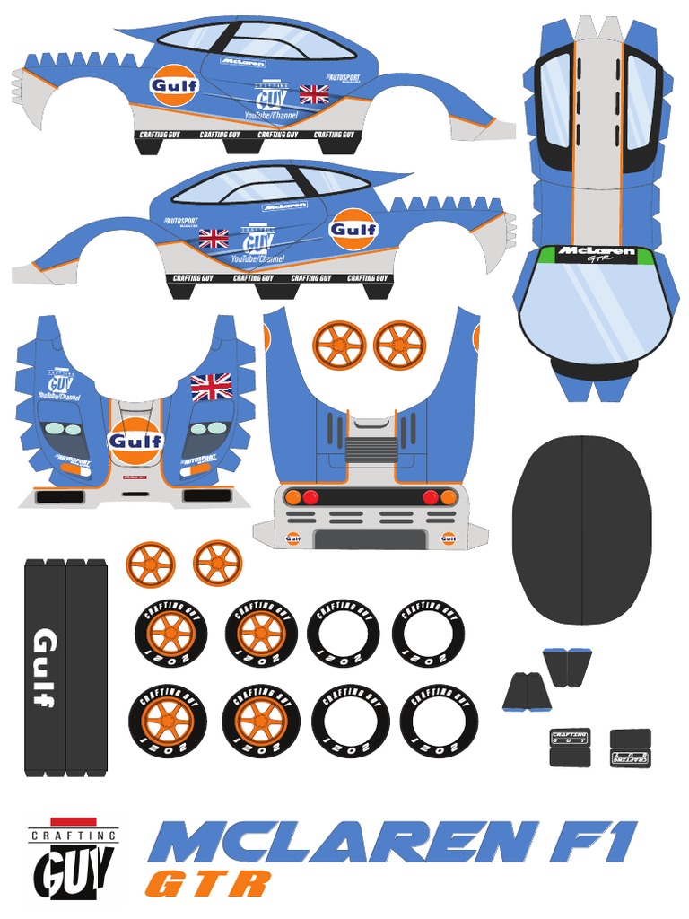 Mclaren F1 Template | PDF
