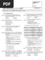 Tos Answer Key | PDF | Worksheet | Earthquakes