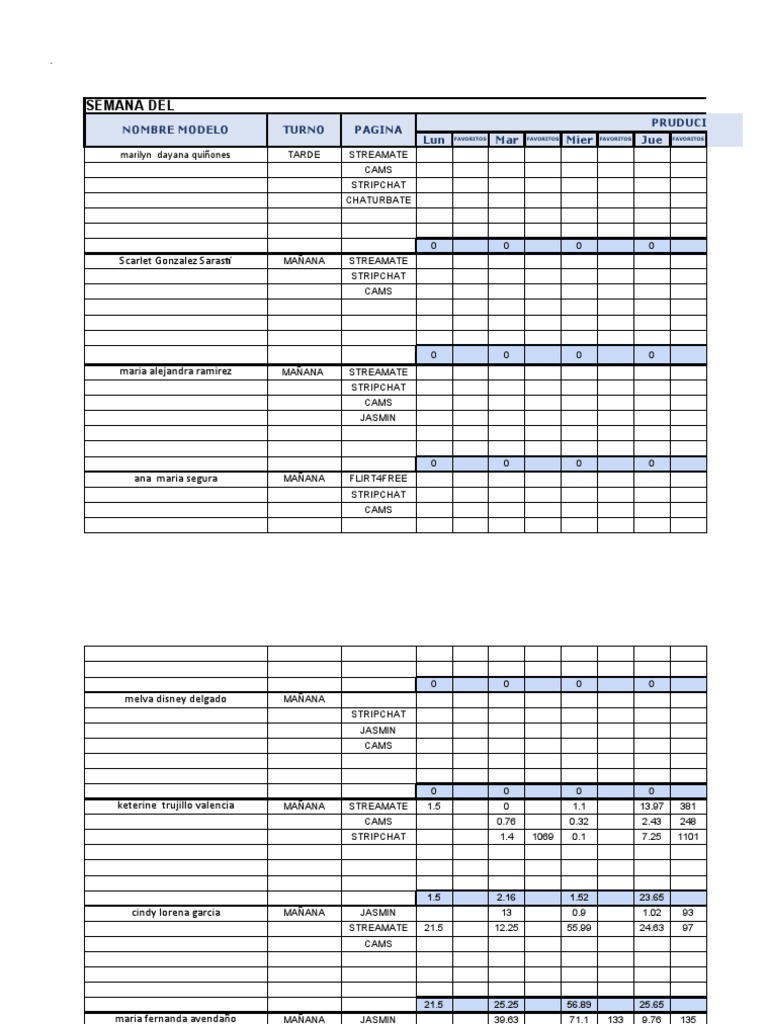 Planilla de Seguimiento | PDF