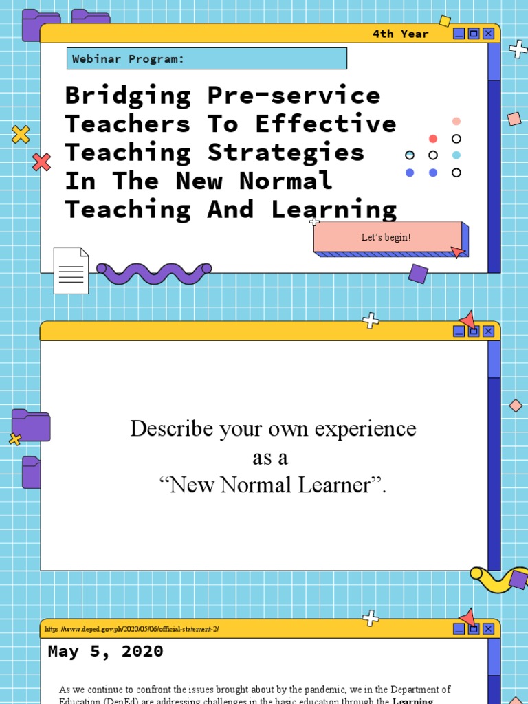 Bridging Pre-Service Teachers To Effective Teaching Strategies in The ...