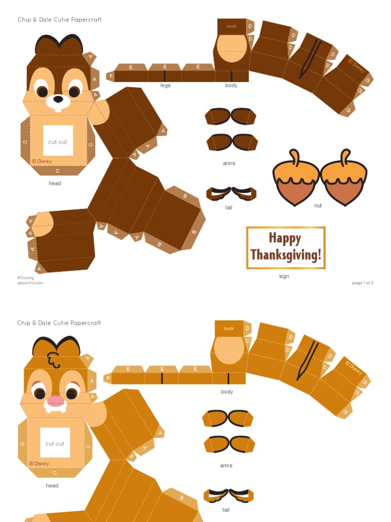 Papercraft disney store