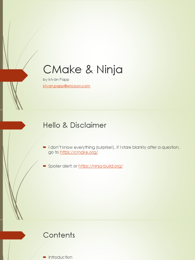 Cmake Ninja | PDF | Computer Programming | Computer Programming Tools
