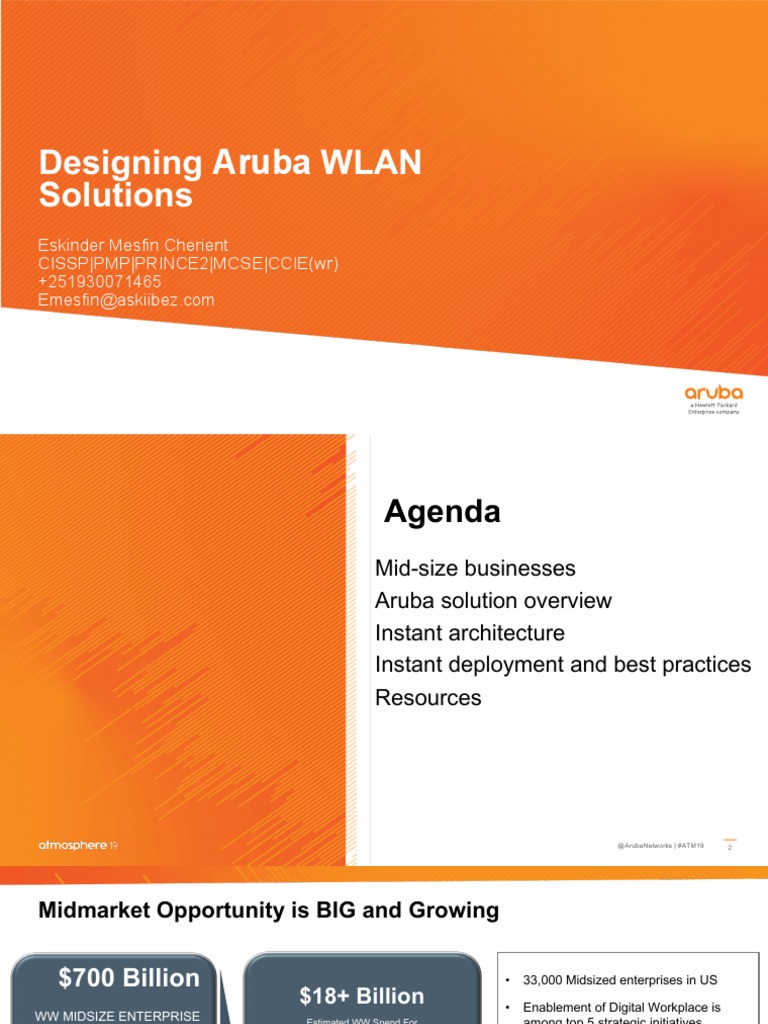 ARUBA 101 Intro | PDF | Cloud Computing | Wi Fi