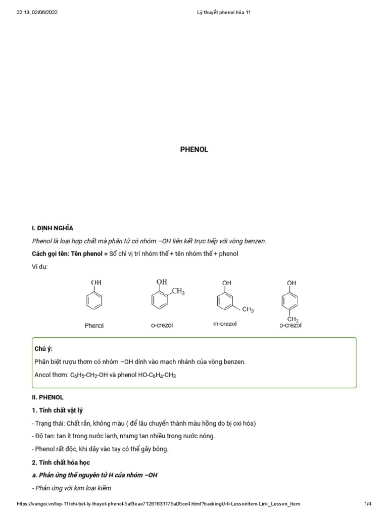 PHENOL | PDF