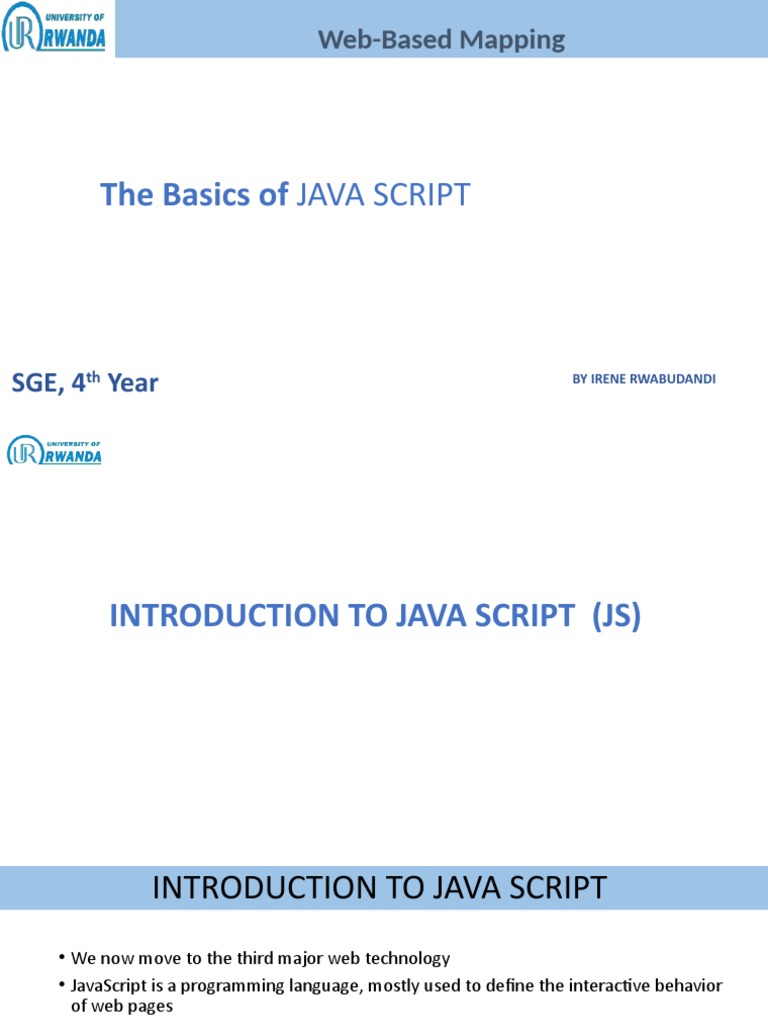 Basics of Java Script | PDF | Java Script | J Query