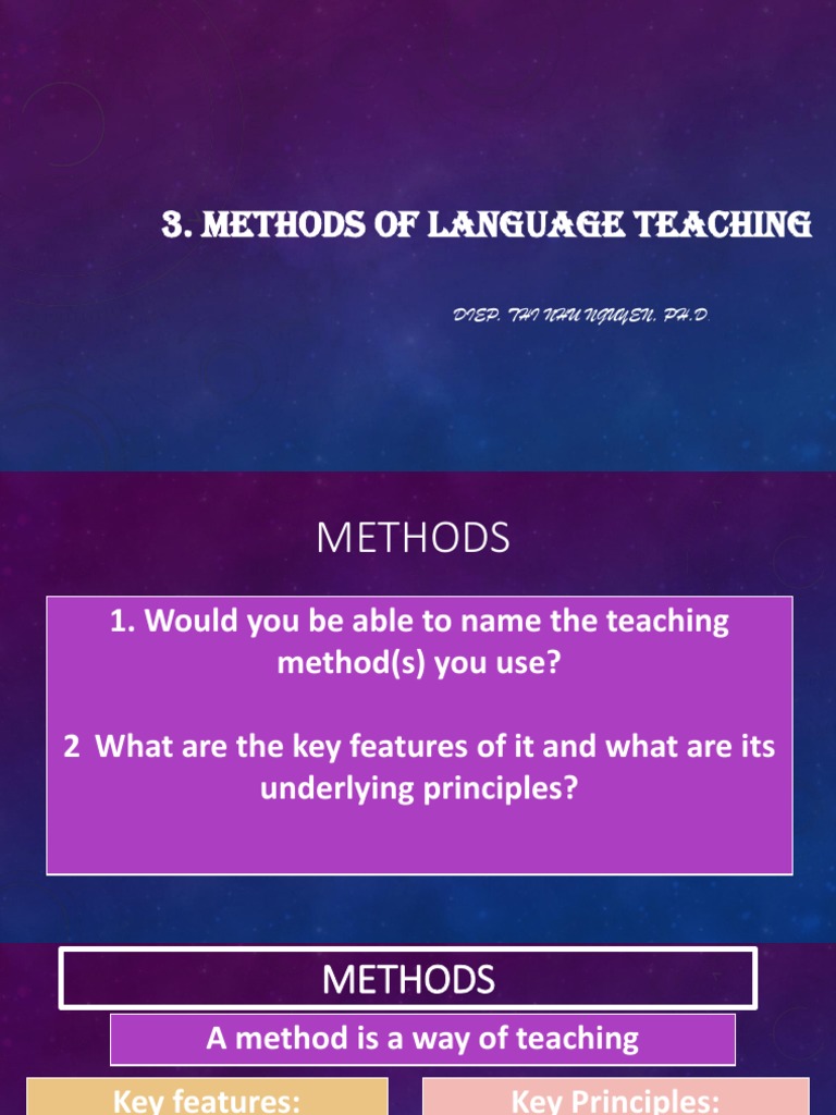 3.methods of Language Teaching. New Ss | PDF | Language Education ...