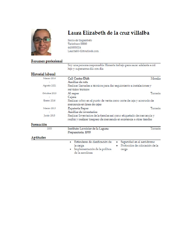 Curriculum Laura | PDF