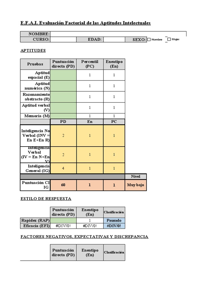 Efai-3 1º Eso M | PDF | Aprendizaje | Memoria