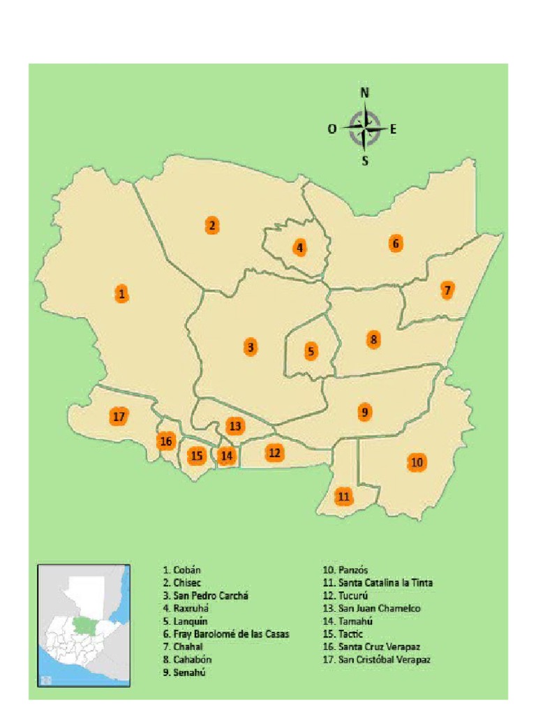 Mapa Cobán | PDF