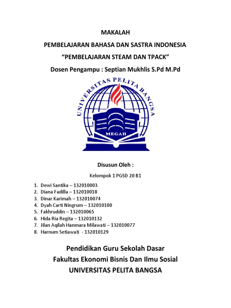 Makalah Kel - 1 Steam Dan Tpack | PDF