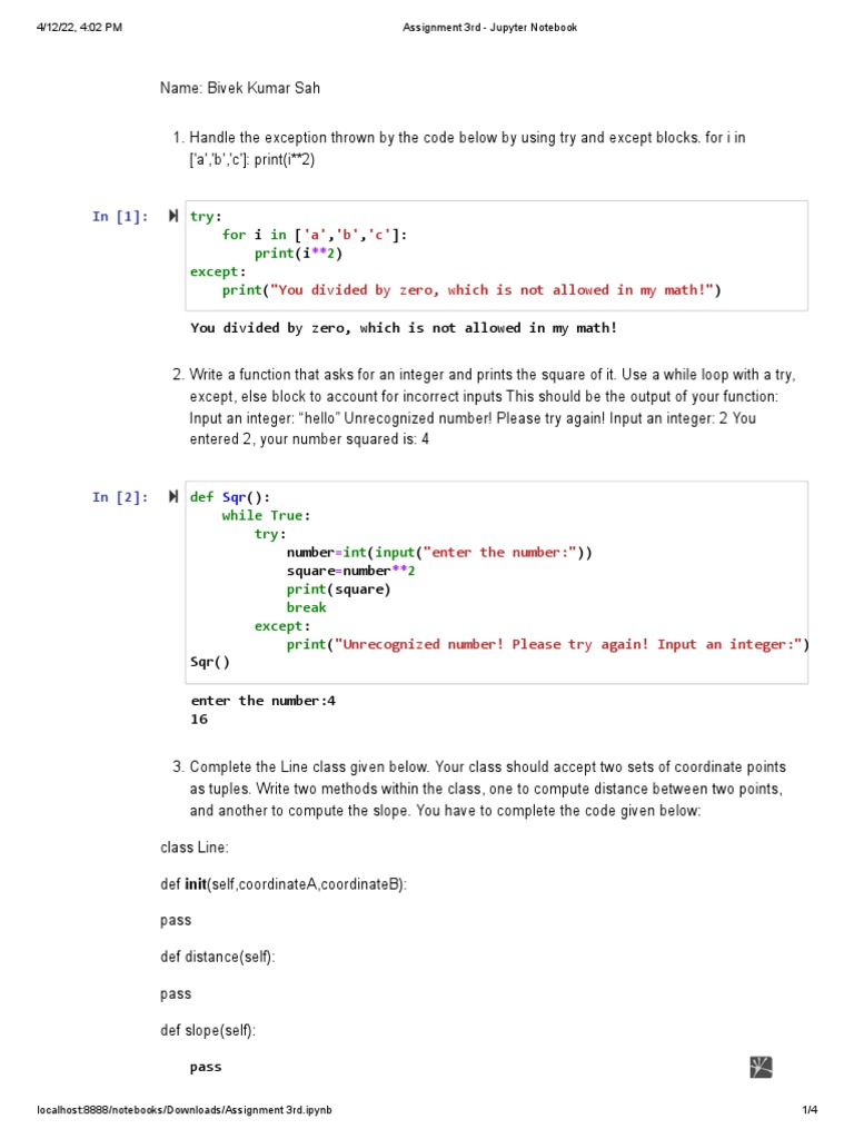 Assignment 3 Solution | Download Free PDF | Function (Mathematics ...