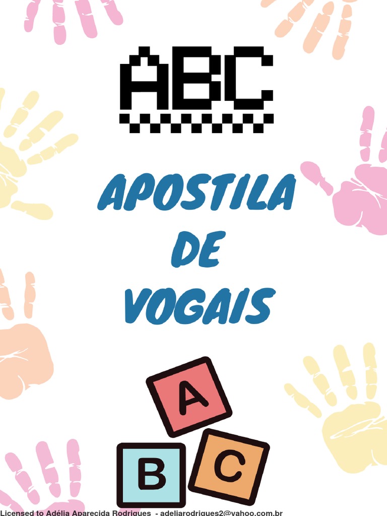 Apostila de Vogais | Descargar gratis PDF | Vogal | Fonética