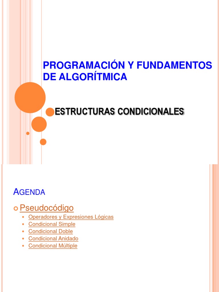 2B Estructuras Condicionales | PDF | Programación de computadoras ...
