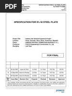 LNG Piping Material Specification | PDF | Valve | Pipe (Fluid Conveyance)
