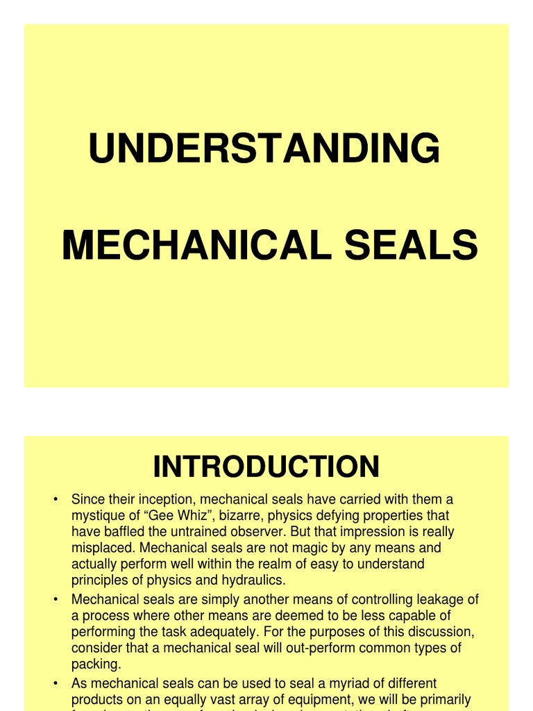 Mechanical Seal Material Compatibility Guide | PDF | Pump | Applied And ...