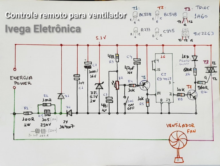 Controle Remoto Ventilador | PDF