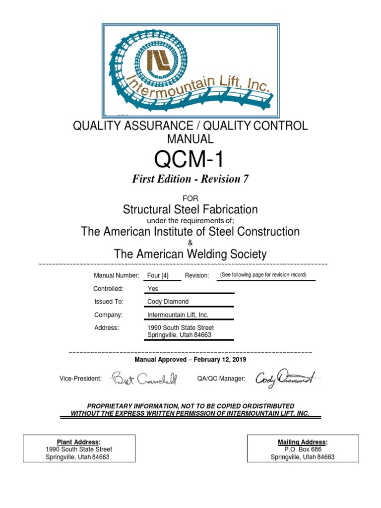 cupdf.com_quality-assurance-quality-control-qcm-1 | PDF | Specification ...