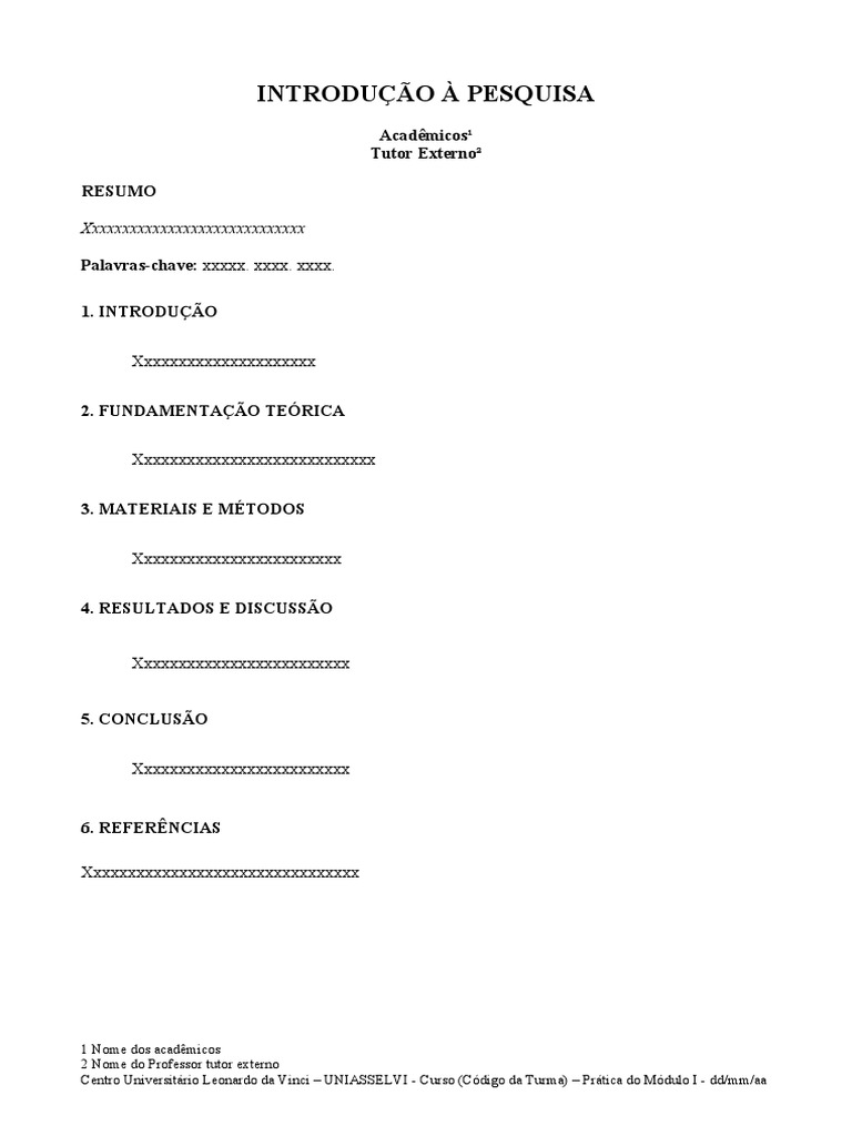 Modelo Estrutural Do Paper - Uniasselvi | PDF