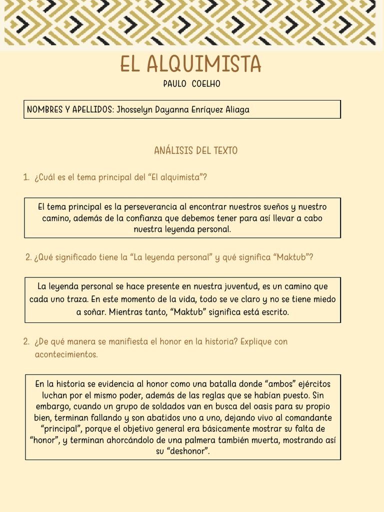 El Alquimista | PDF | Alquimia | Amor