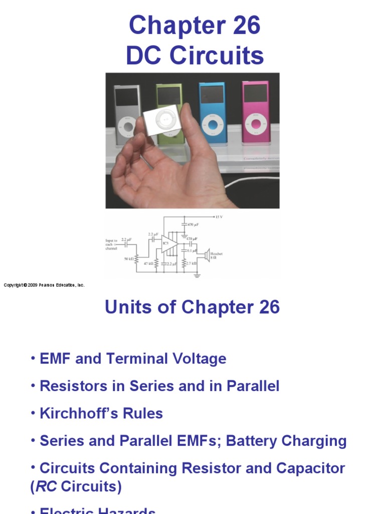 PSE4 Lecture Ch26 | PDF | Series And Parallel Circuits | Voltage