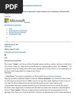 Microsoft Services Agreement Overview | PDF | Payments | Credit Card
