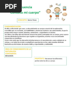 Proyecto Jugando Conozco y Cuido Mi Cuerpo | PDF | Educación de la primera infancia