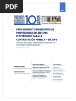 Certificado Secop Ii | PDF