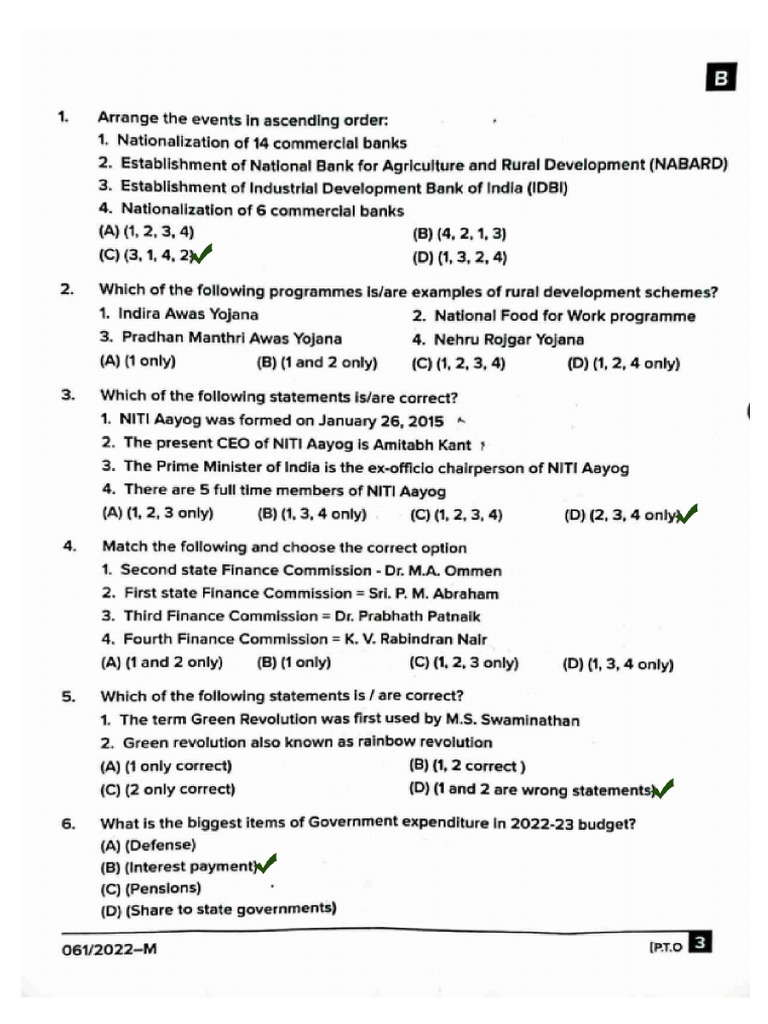 EDP Assistant Solved Question Paper | PDF