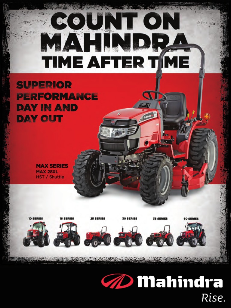 Mahindra Tractors Overview Opt | PDF | Tractor | Loader (Equipment)