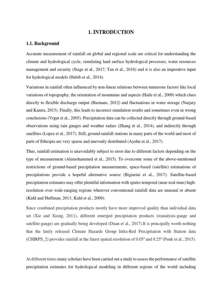 Research Plan | PDF | Precipitation | Hydrology