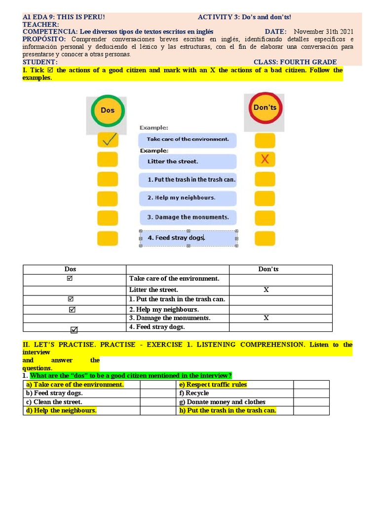 ACTIVITY 3 (Eduardo Julca 4to B) | PDF | Waste