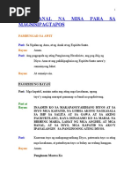 Final Script Panunuluyan | PDF