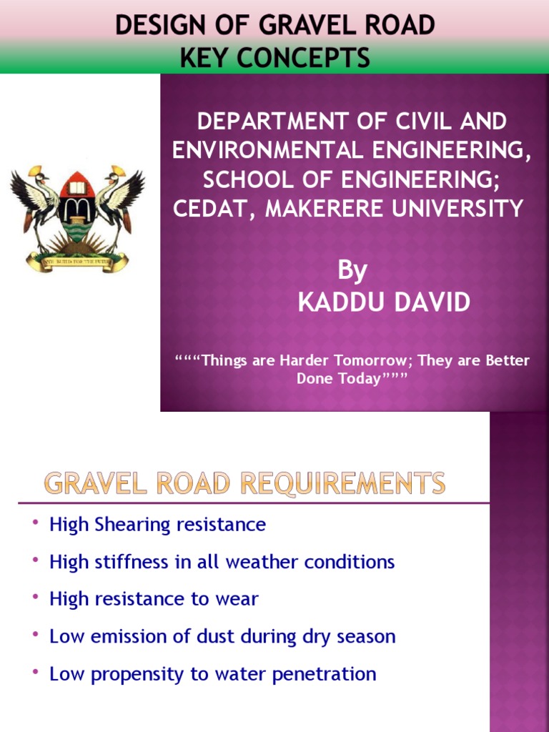 9 - Design of Gravel Roads | PDF | Road | Road Surface