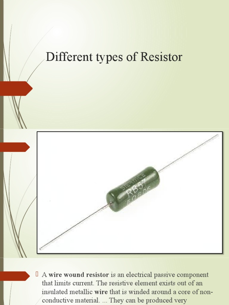 Types of Resistors Explained | PDF