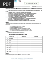 G4 Q2 Worksheet - Epp - Agriculture | PDF