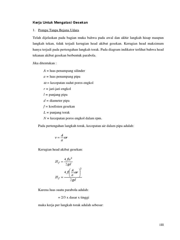 Materi Pompa 2 | PDF