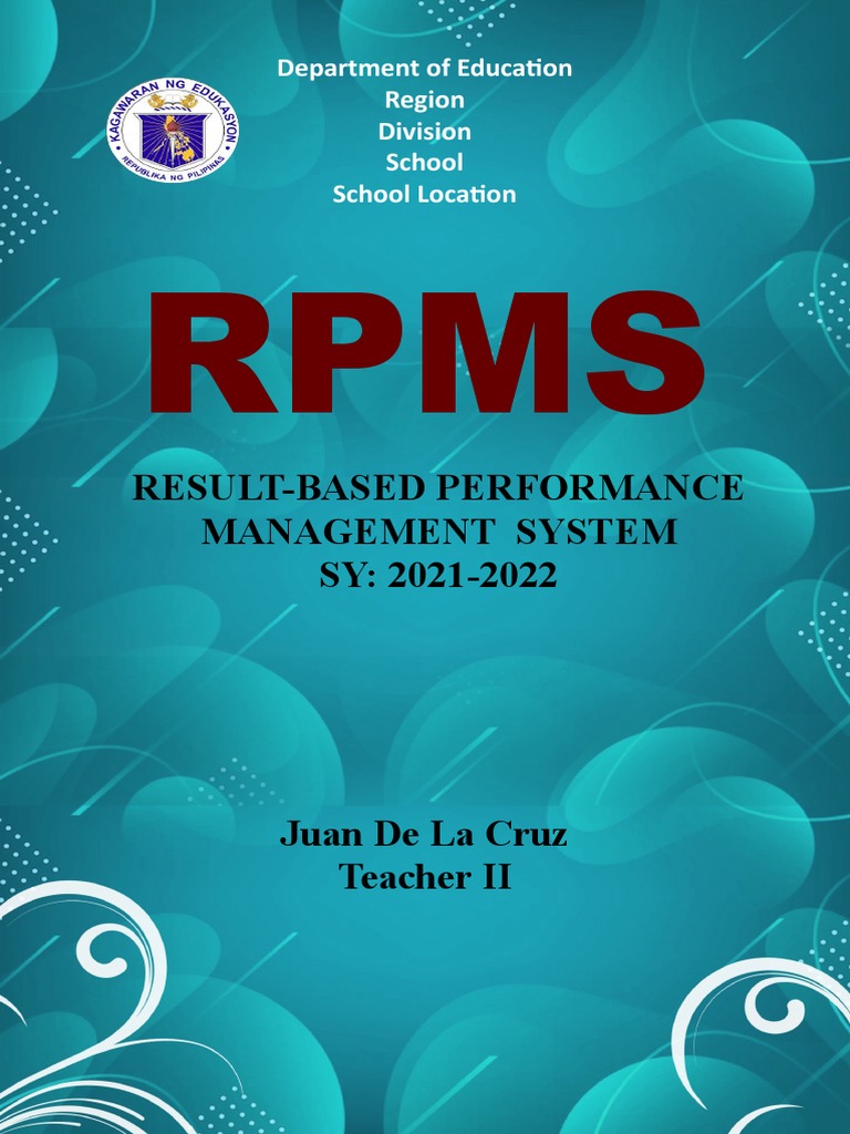 RPMS With MOVs and Annotations | PDF | Nonverbal Communication | Teachers