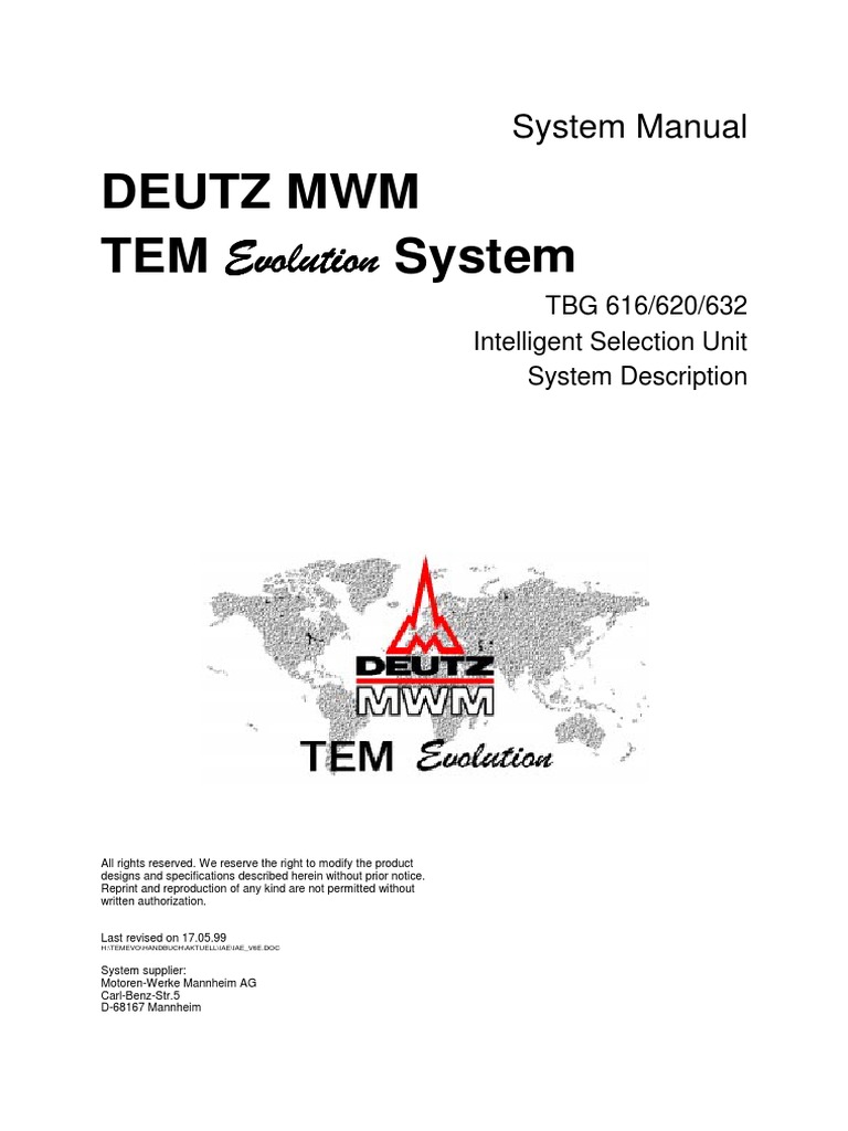 Deutz MWM TEM System | PDF | Computer Terminal | Modem