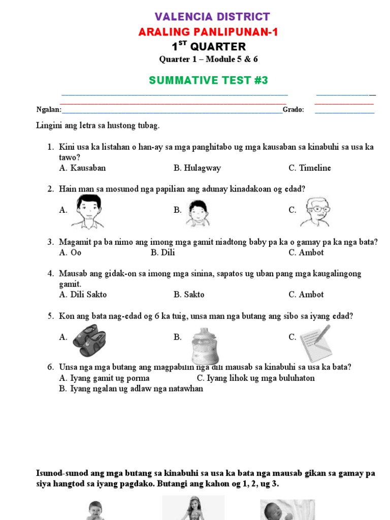 Summative Test Q3 AP | PDF