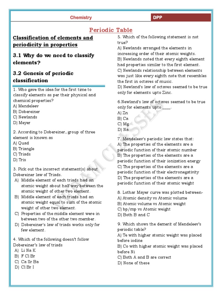 Periodic Table | PDF | Periodic Table | Ion