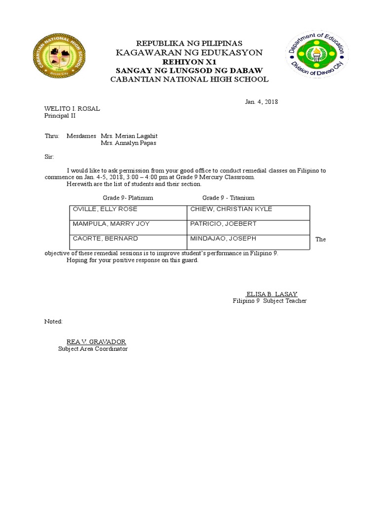 Remedial Letter Autosaved | PDF