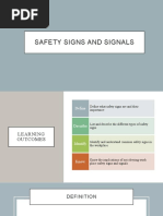 Safety Signs and Symbols Overview | PDF | Safety | Hazards