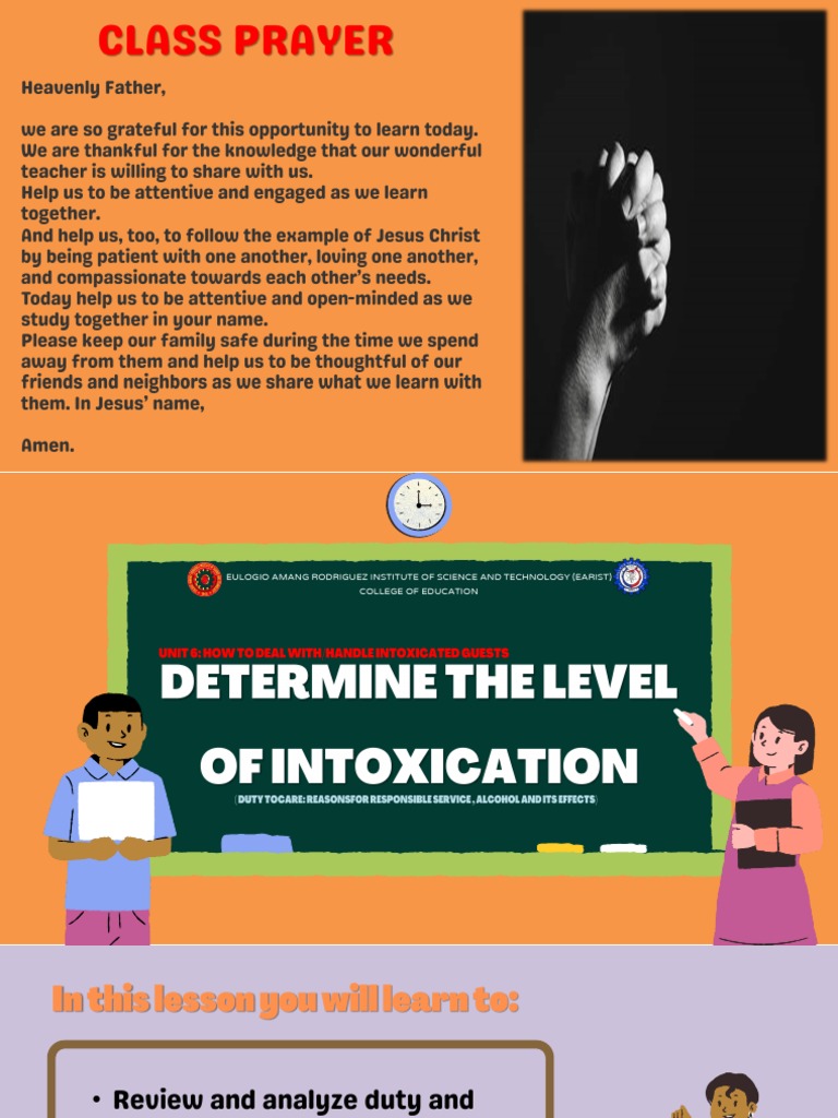 Determine The Level of Intoxication (Main) | PDF | Alcoholic Drinks | Drink