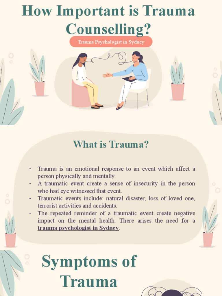 How Important Is Trauma Counselling? | PDF
