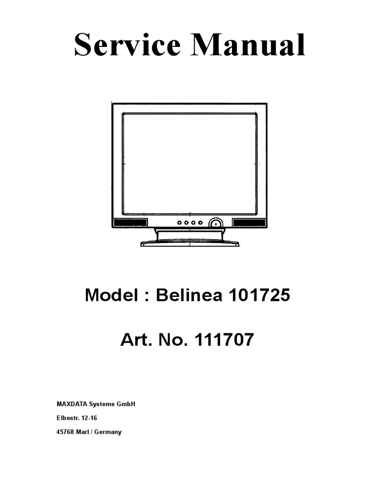 belinea_101725 | PDF | Electrostatic Discharge | Electrical Connector