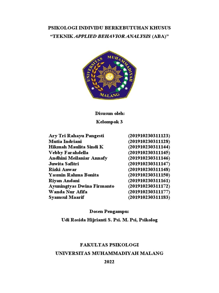 Paper Teknik Aba | PDF