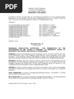 Resolution No. 019 Requesting Multi Purpose Building | PDF