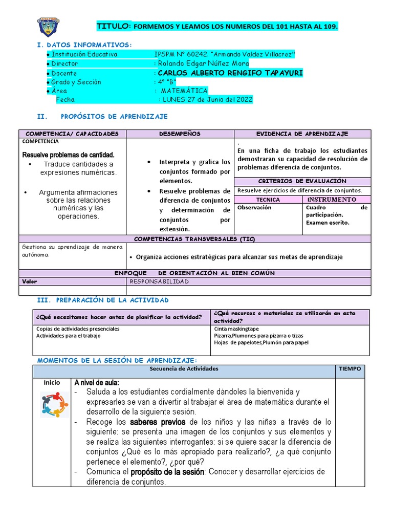 MAT-Lectura y Escritura de Fracciones | PDF | Evaluación | Aprendizaje